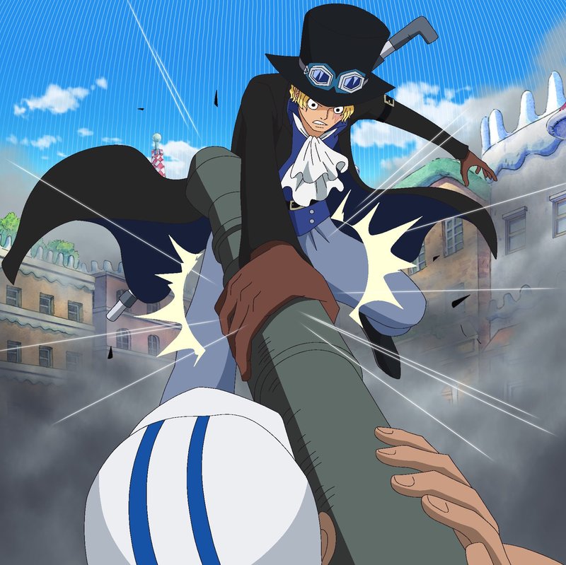 One Piece 687: Ein heftiger Zusammenstoss! – Sabo versus Fujitora (大激突 ...