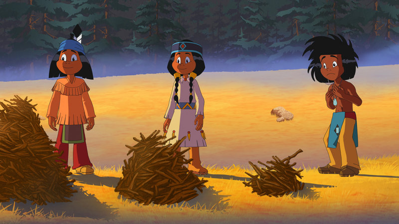 Yakari (2005) S04E03: Der Zorn der Raben (La colère des corbeaux ...