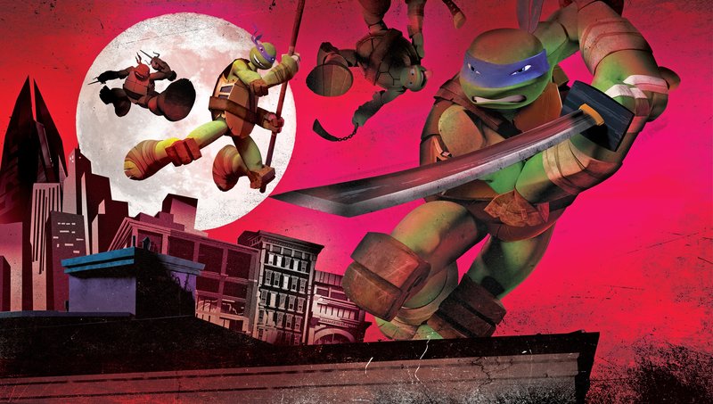 Teenage Mutant Ninja Turtles (2012) S03E24: Ein Dino kommt selten ...