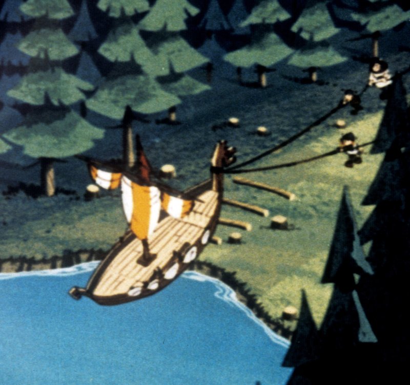 Wickie und die starken Männer (1972) S01E19: Das fliegende Schiff (The ...