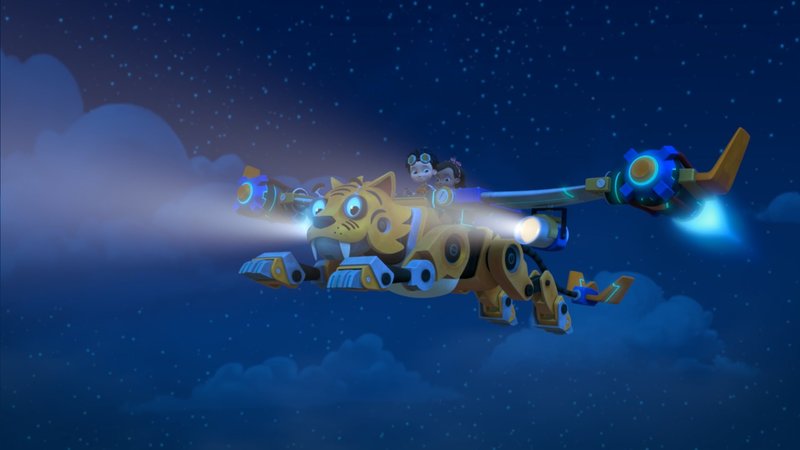 Rusty Rivets S01E01a: Rustys Dino-Rettung (Rusty’s Rex Rescue ...