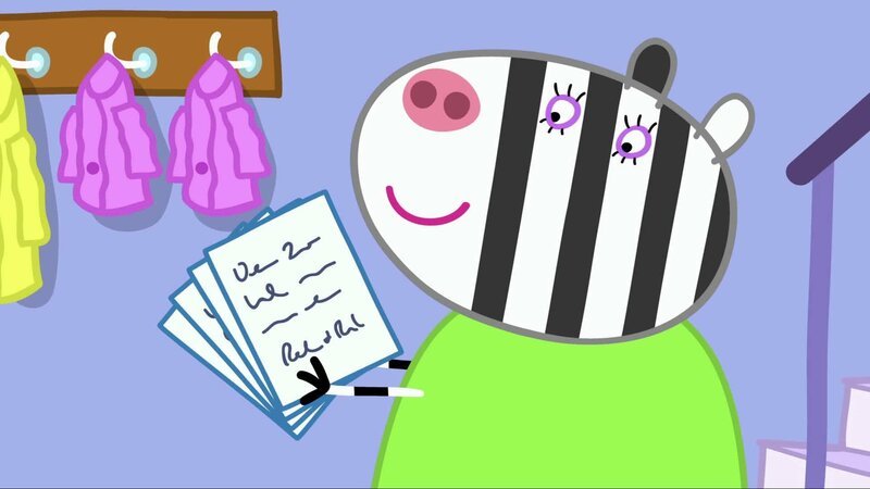 Peppa Pig S02E28: Zoe Zebra (Zoë Zebra The Postman’s Daughter ...