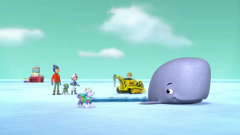 Paw Patrol S03E20b: Die Fellfreunde retten ein Wal-Baby (Pups And A ...