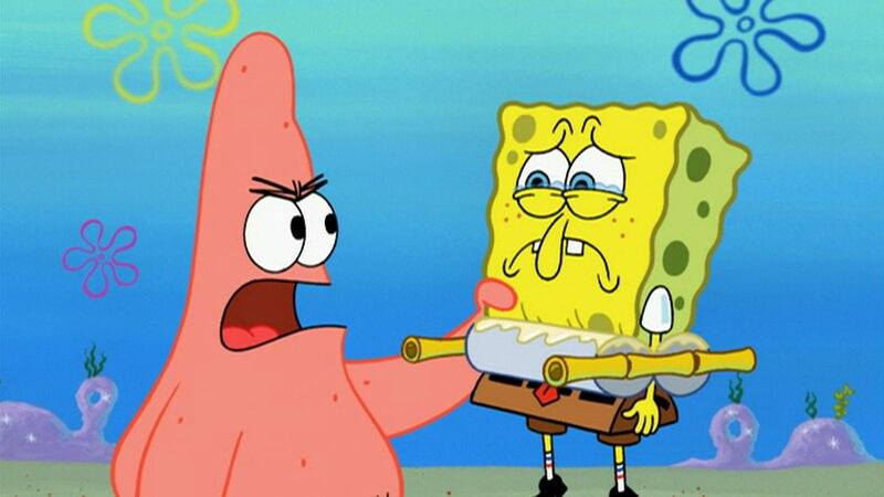 SpongeBob Schwammkopf S07E02b: In die Mangel genommen (Stuck In The ...