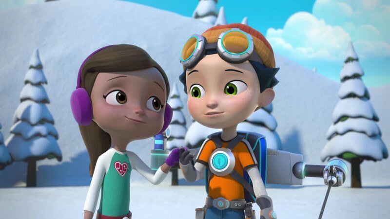 Rusty Rivets S01E15a: Rusty lernt Schlittschuhlaufen (Rusty Learns To ...