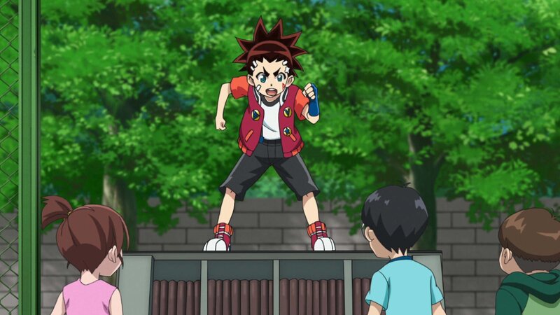 Beyblade Burst S03E08: Transformation! Heat Salamander! (変幻!ヘルサラマンダー ...