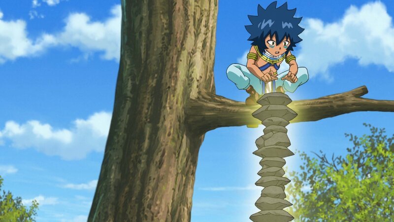 Beyblade Burst S03E45: Turbo Training! Überleben in der Savanne! (超ゼツ特訓 ...