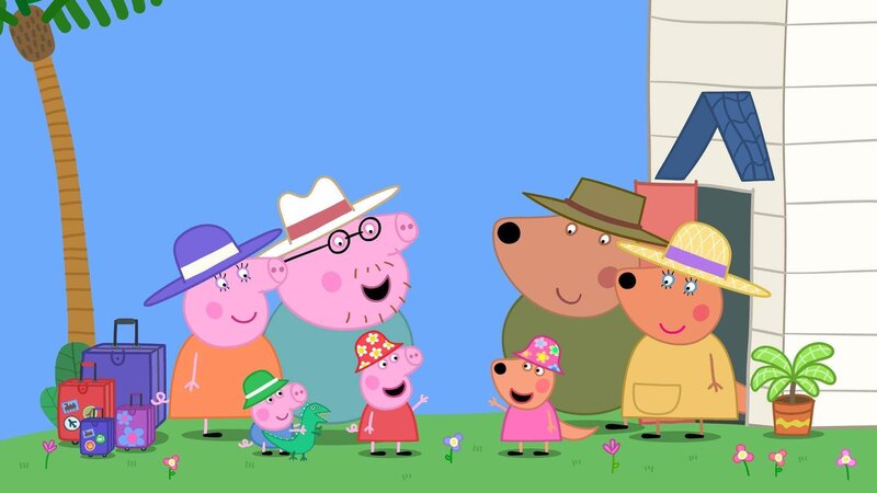 Peppa Pig S05E19: Ein Picknick im Outback (Australia Part 1 – The ...