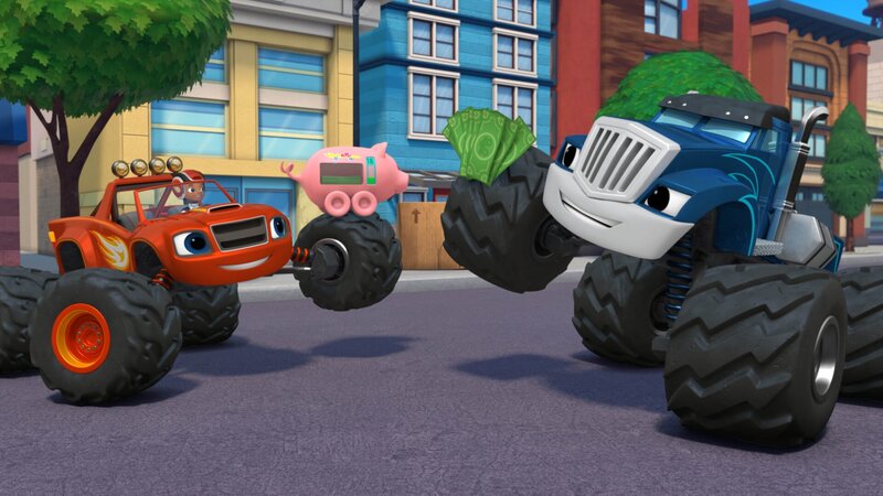 Blaze und die Monster-Maschinen S07E13: Das Super-Skateboard (The Super ...