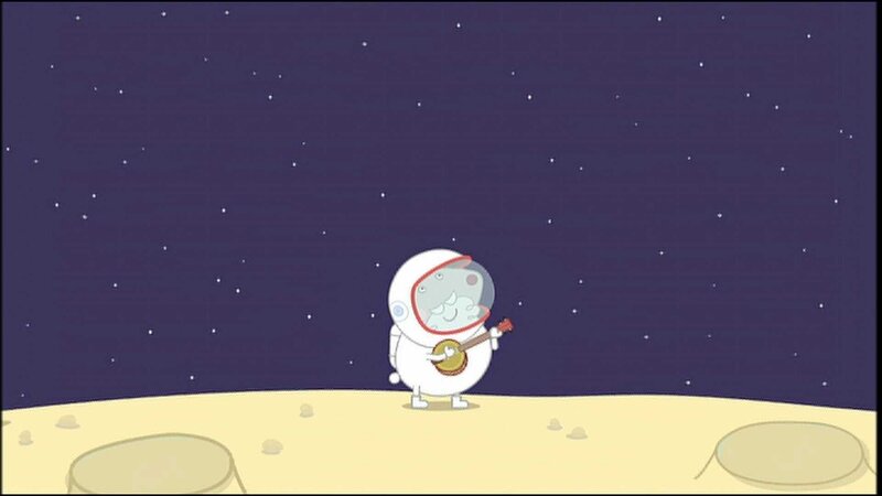 Peppa Pig S04E50: Opi Mümmel im Weltraum (Grampy Rabbit In Space ...