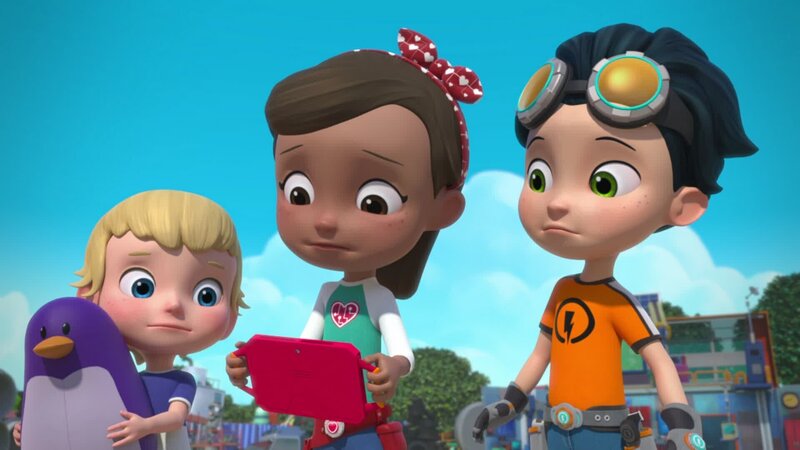 Rusty Rivets S01E03a: Die Pinguin-Power-Schleuder (Rusty’s Penguin ...