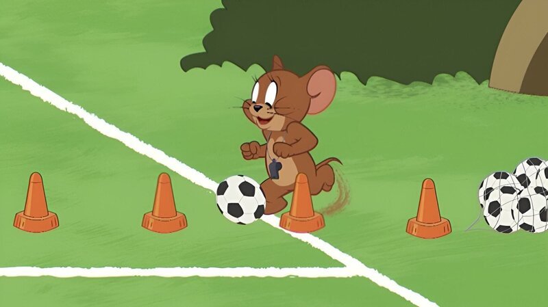 The Tom and Jerry Show (2014) S04E24c: Das Fußballspiel (A Kick In The ...