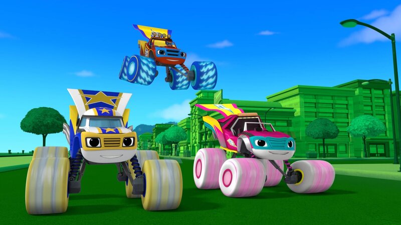 Blaze und die Monster-Maschinen S07E22: Der Super-Rutschen-Pokal (Super ...