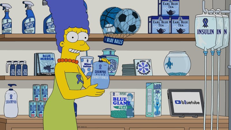 Die Simpsons S34E19: Blue-Washing (Write Off This Episode ...