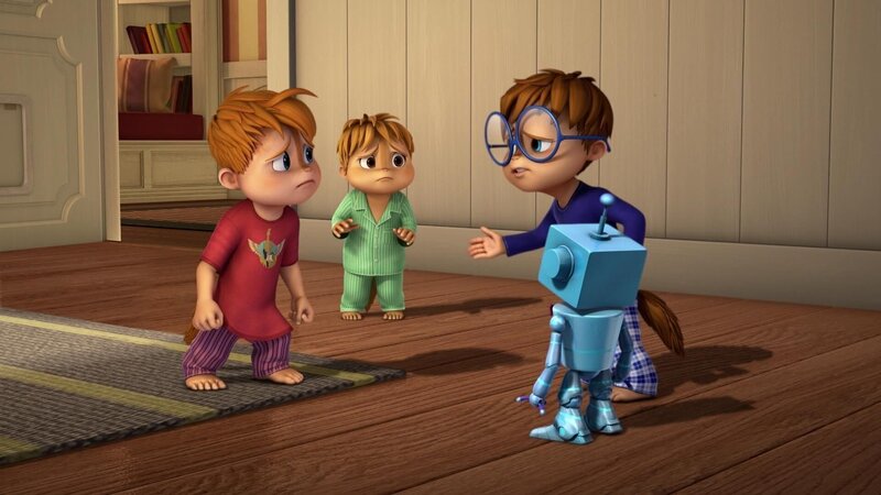 Alvinnn!!! und die Chipmunks S04E21b: Der kleine Roboter (The Littlest ...