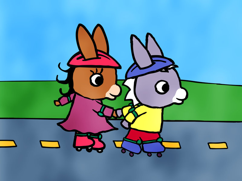 Trotro S01E38: TROTRO fährt Rollschuh (Trotro fait du roller ...