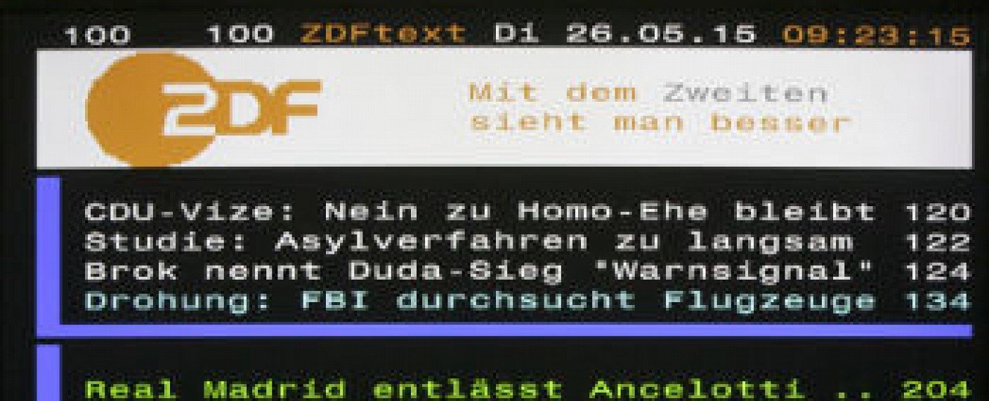 Teletext von ARD und ZDF feiert 35. Geburtstag – fernsehserien.de